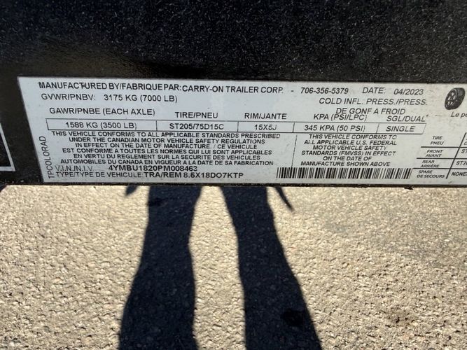 2023 Carry-On Trailer 18' deckover | H1 Powersports, Golf carts ...