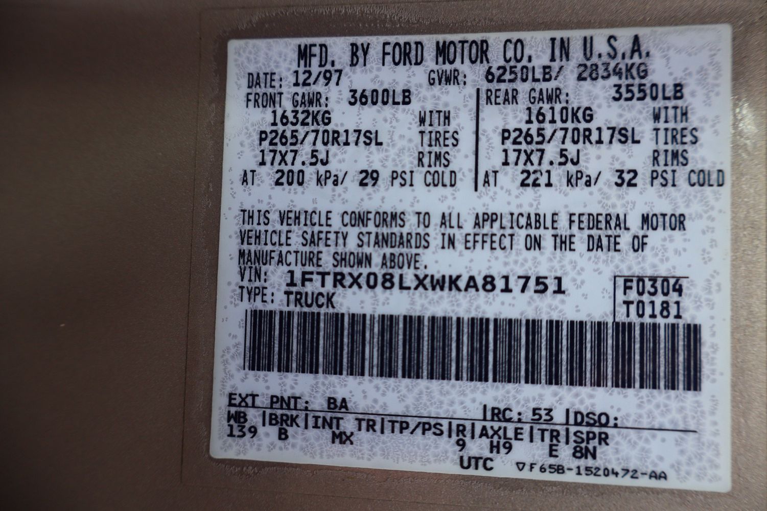 1998 Ford F-150 XL | Victory Motors of Colorado