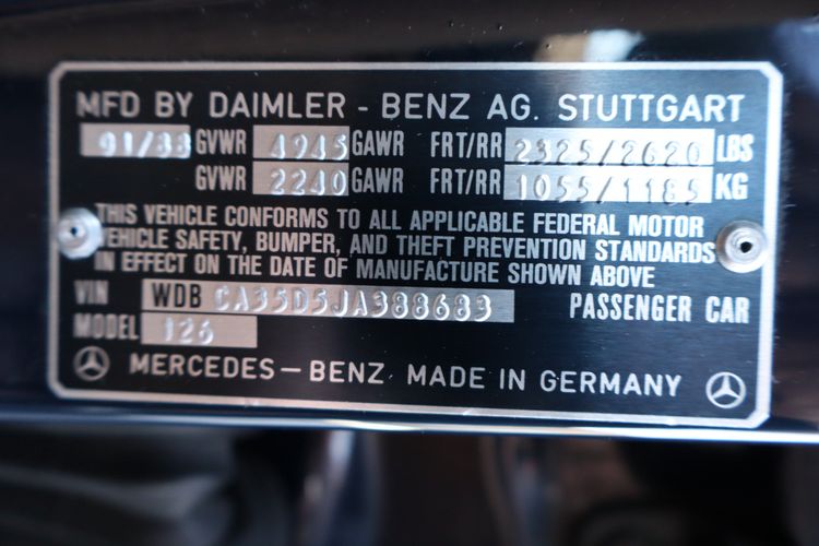 1988 Mercedes-Benz 420-Class 420 SEL | Victory Motors of Colorado