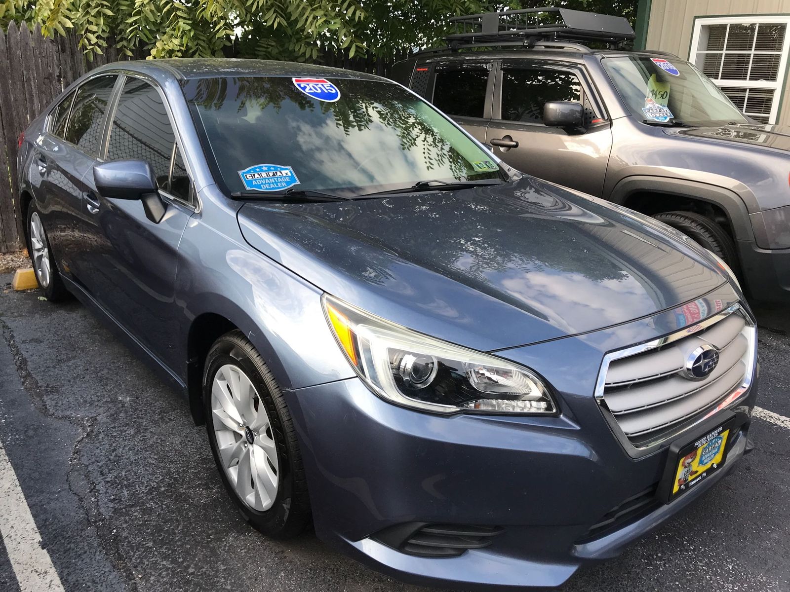 Blue Metallic Subaru Legacy