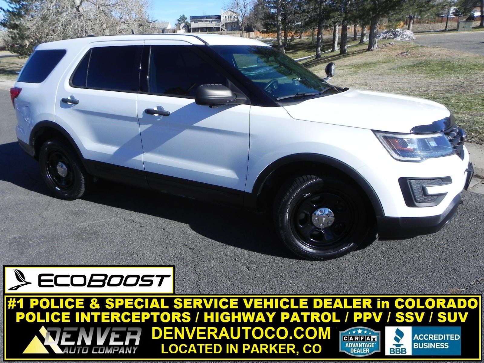 2018 Ford Explorer Police Interceptor Utility | Denver Auto Company