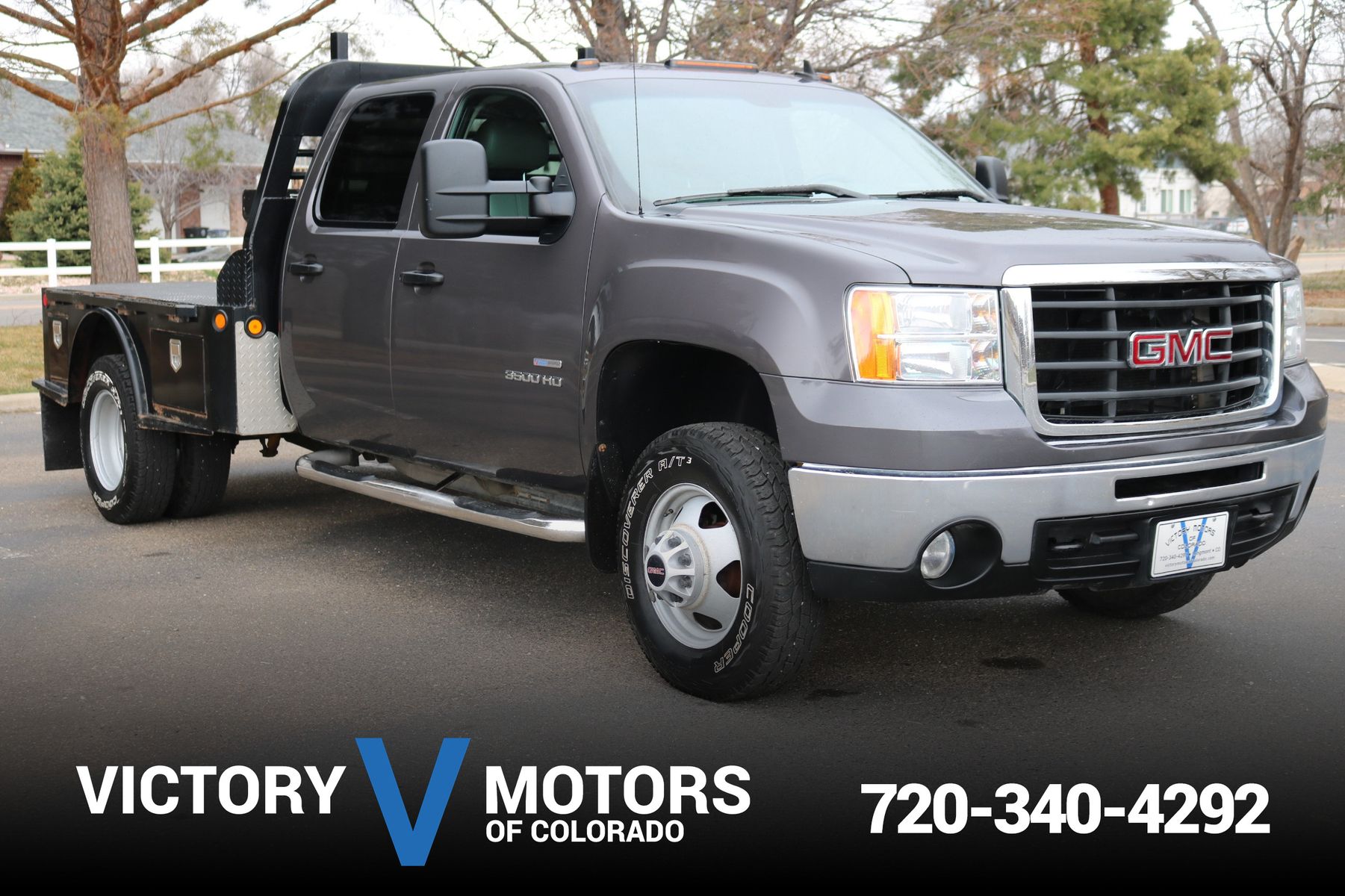 2010 GMC Sierra 3500HD Flat Bed | Victory Motors of Colorado