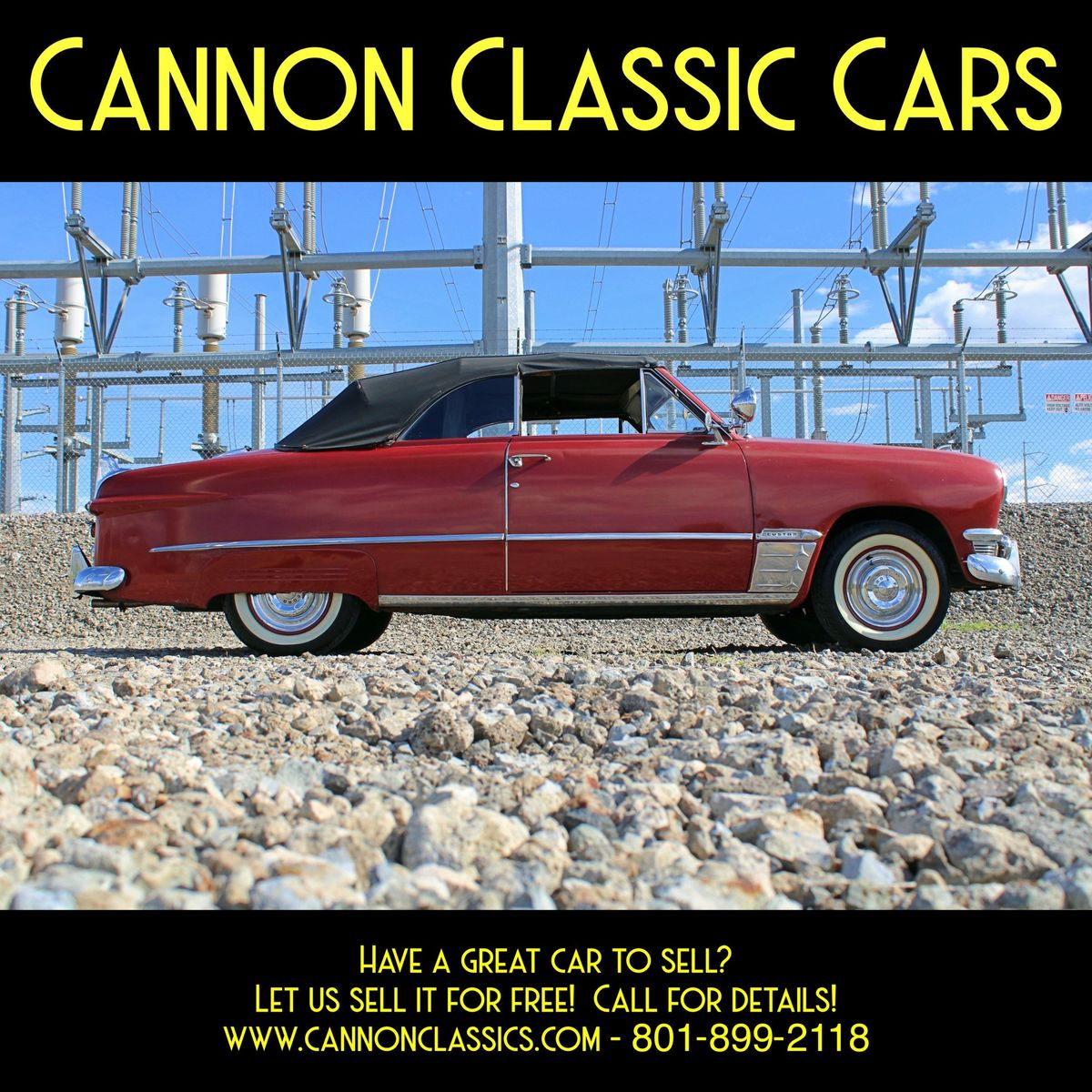 1950 Ford Custom Deluxe Convertible | Cannon Classic Cars
