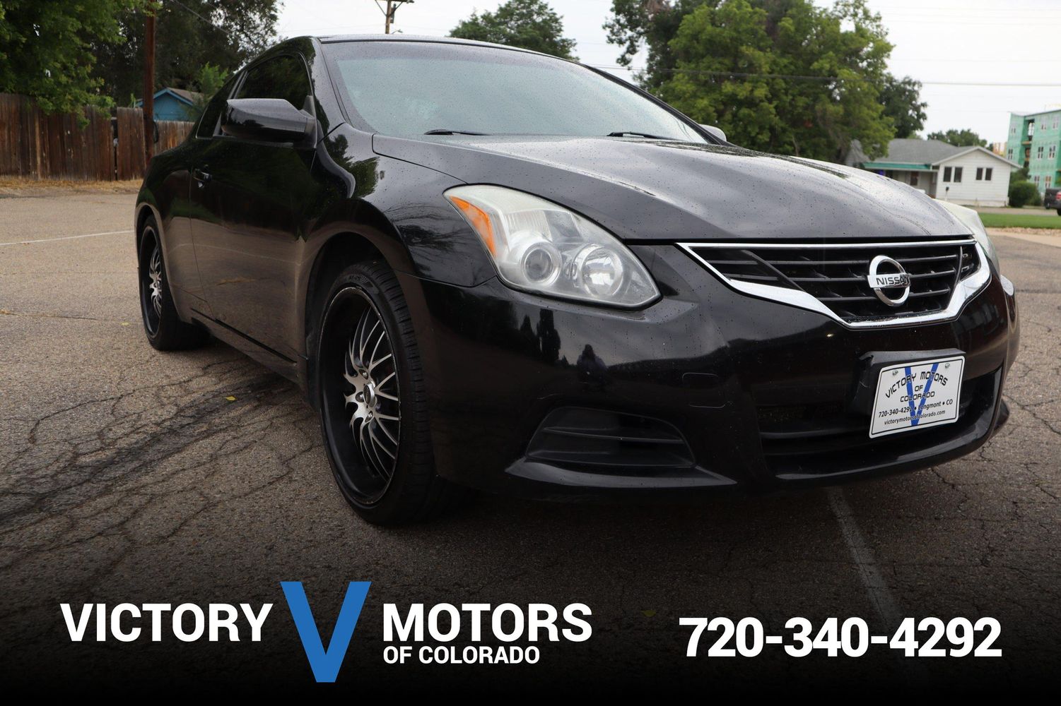 Nissan Altima Coupe Black Rims