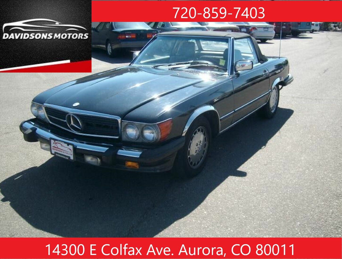 1988 Mercedes-Benz 560-Class 560 SL | Davidsons Motors