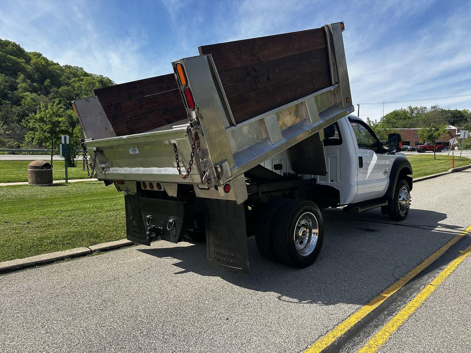 2014 Ford F 550 Chassis XL Polished Dump Bed 67L Powerstroke 1 Owner ...
