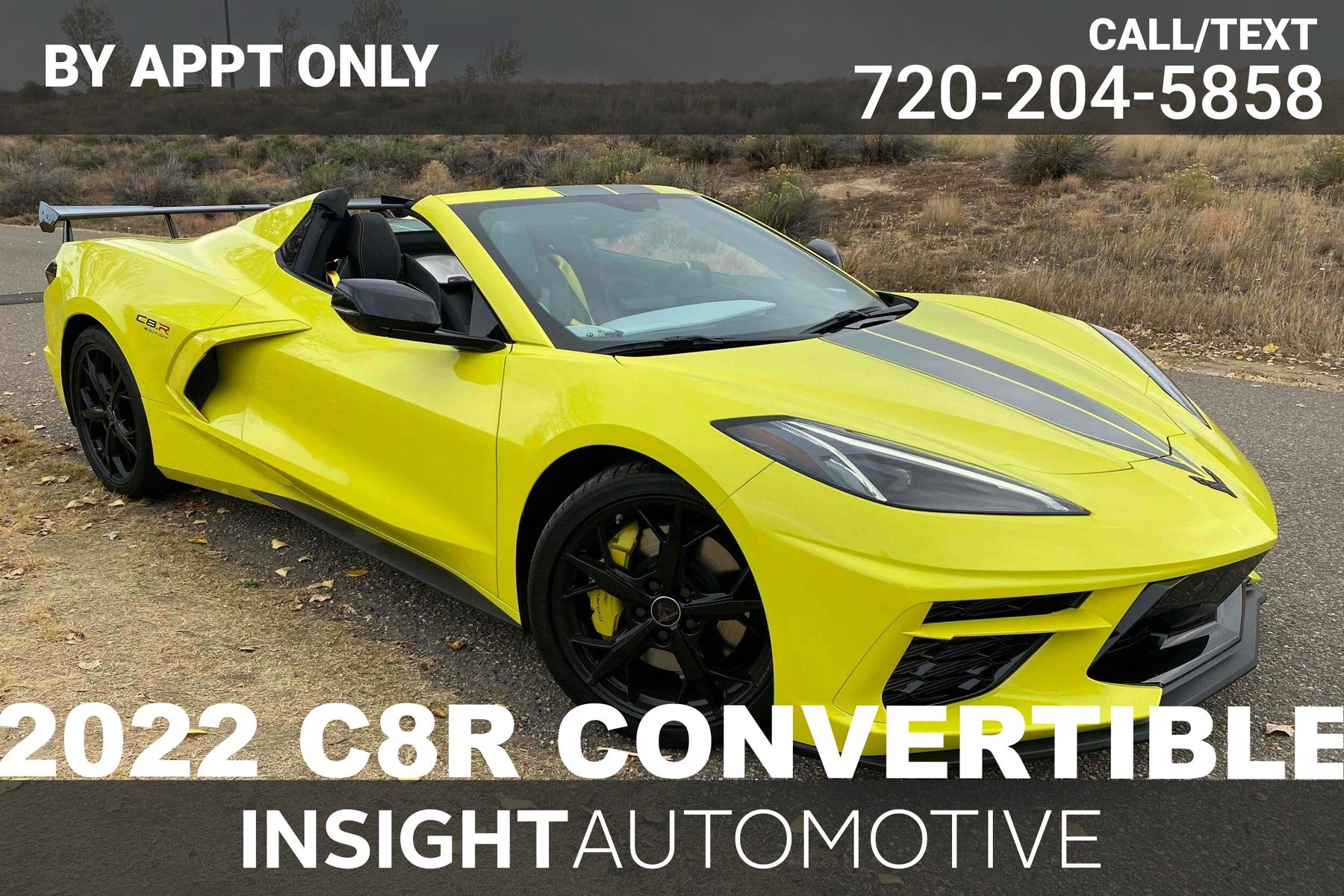 2022 Chevrolet Corvette Convertible C8R | Insight Automotive